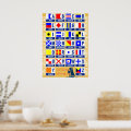 Nautical Alphabet Poster | Zazzle