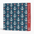 Nautical Anchor Binder | Zazzle