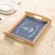 Nautical Anchor Boat & Captain Name Navy Color Serving Tray | Zazzle