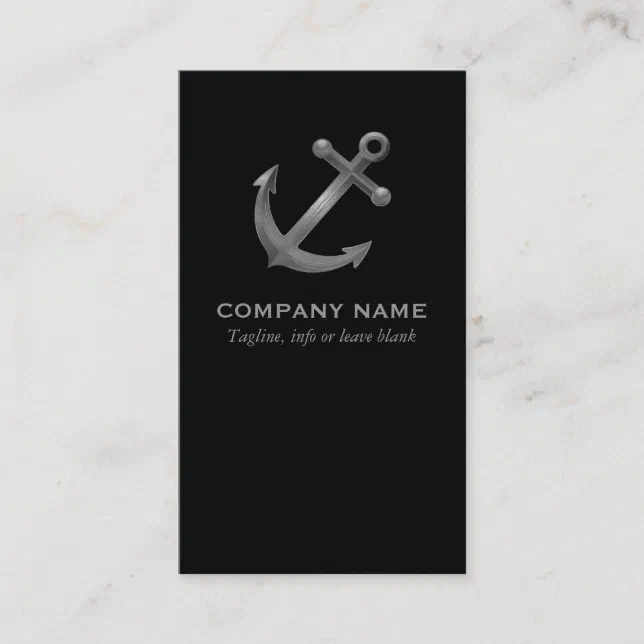 Nautical Anchor Business Card | Zazzle