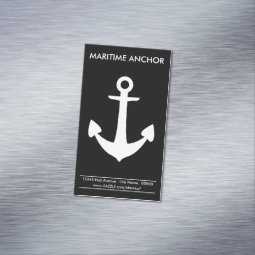 Nautical Anchor Business Card Magnet | Zazzle