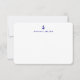 Nautical Anchor Custom Navy Note Cards | Zazzle