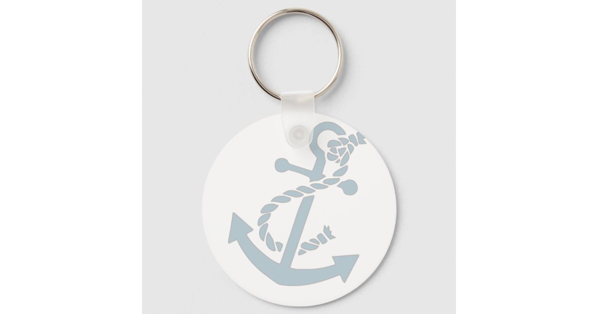Nautical Anchor Keychain | Zazzle