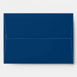 Nautical anchor liner navy blue wedding envelopes | Zazzle