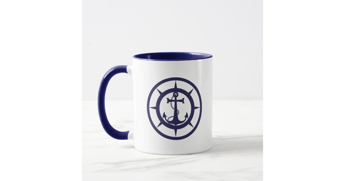 Nautical Anchor Mug | Zazzle