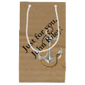 Nautical Anchor on Cardboard Small Gift Bag | Zazzle