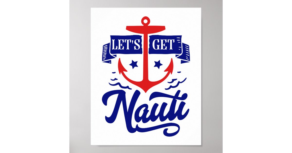 Nautical Anchor Poster | Zazzle