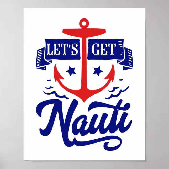 Nautical Anchor Poster | Zazzle