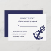 Nautical Anchor with Rope Wedding Invitation | Zazzle