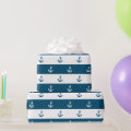 Nautical Anchor Wrapping Paper | Zazzle