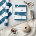 Nautical Anchor Wrapping Paper | Zazzle