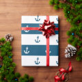Nautical Anchor Wrapping Paper | Zazzle