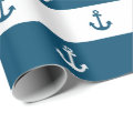 Nautical Anchor Wrapping Paper | Zazzle
