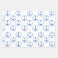 Nautical Anchor Wrapping Paper Sheets | Zazzle