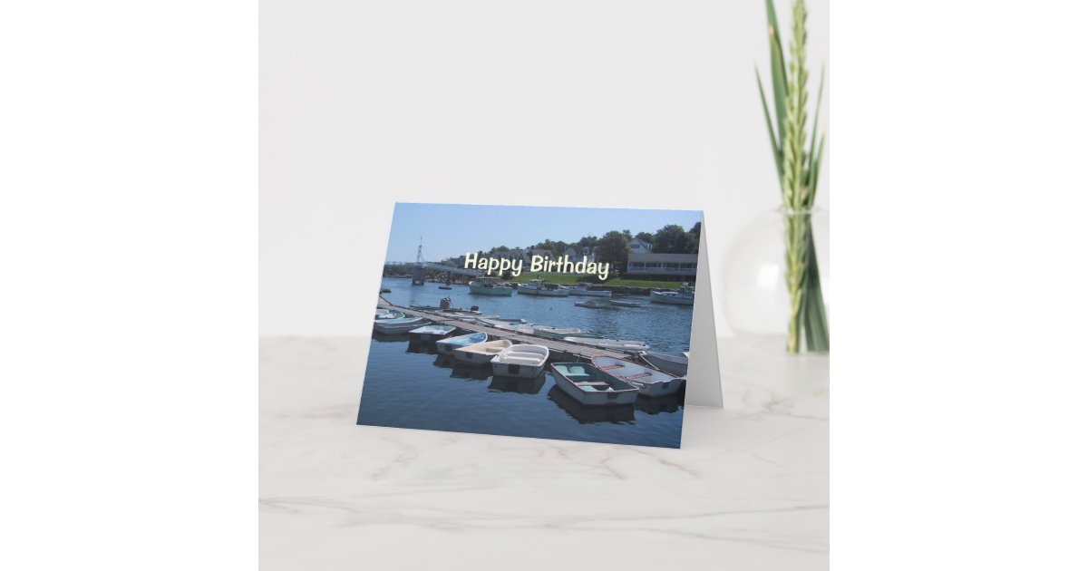 Nautical Birthday Card | Zazzle