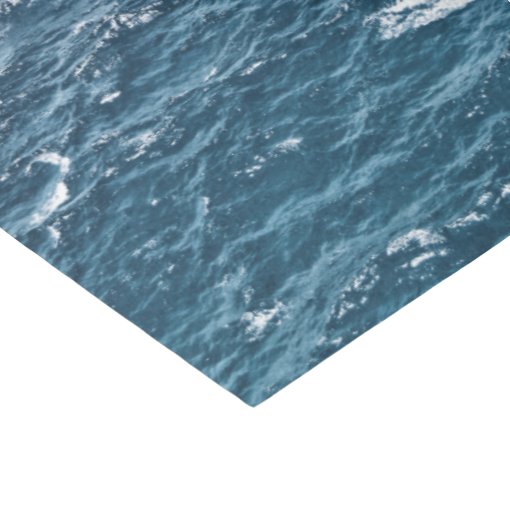 Nautical Blue Ocean Water Tissue Paper | Zazzle