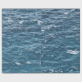 Nautical Blue Ocean Water Wrapping Paper | Zazzle