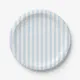 Nautical Blue Stripe Paper Plates | Zazzle