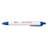 Nautical boat anchor pen with custom text | Zazzle