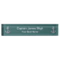 Nautical Boat Captain Desk Name Plates | Zazzle
