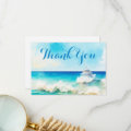 Nautical Boat Ocean Cruise Crew Appreciation Thank You Card | Zazzle