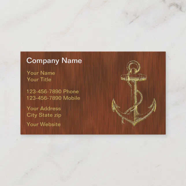 Nautical Business Cards | Zazzle