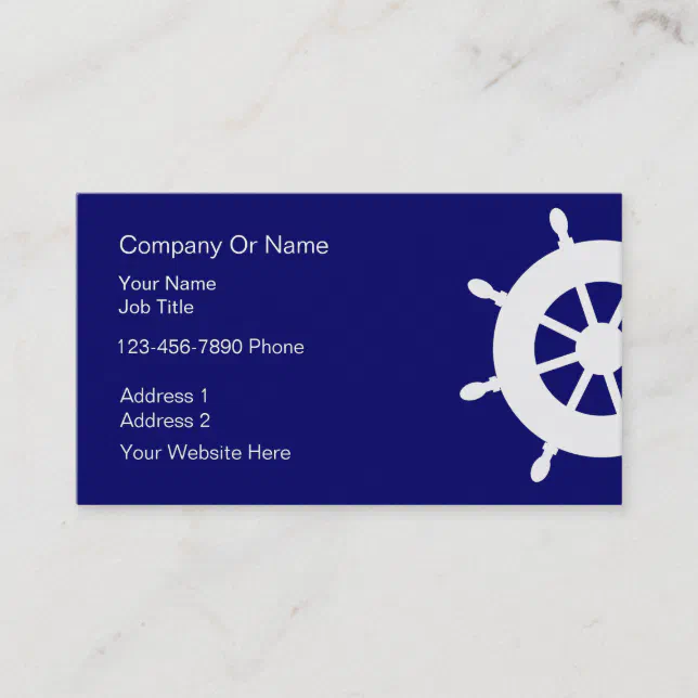 Nautical Business Cards | Zazzle
