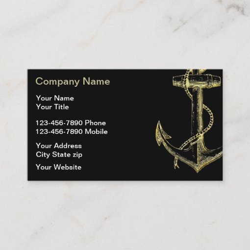 Nautical Business Cards | Zazzle