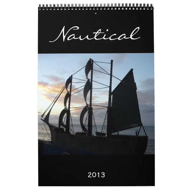 nautical calendar 2013 | Zazzle