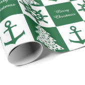 Nautical Christmas Wrapping Paper | Zazzle