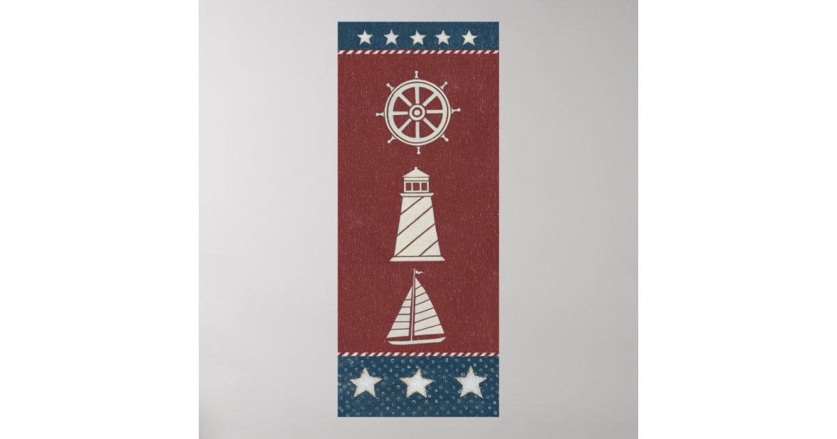 Nautical Collage 1 Poster | Zazzle