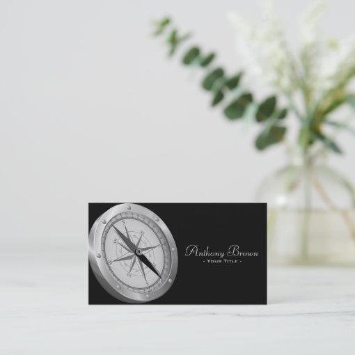 Nautical Compass Business Card | Zazzle