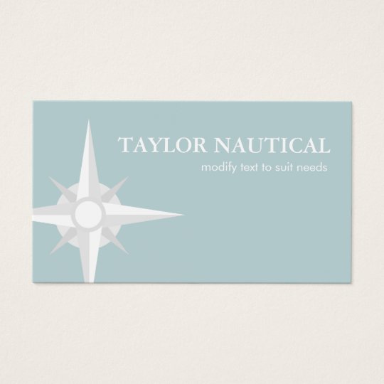 Nautical Compass Sailing and Boating Business Card | Zazzle.com