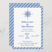 Nautical Compass Wedding Invitation | Zazzle