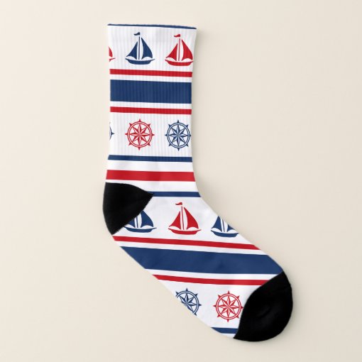 Nautical design socks | Zazzle