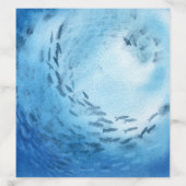 Nautical Fish Wedding Envelope Liner | Zazzle