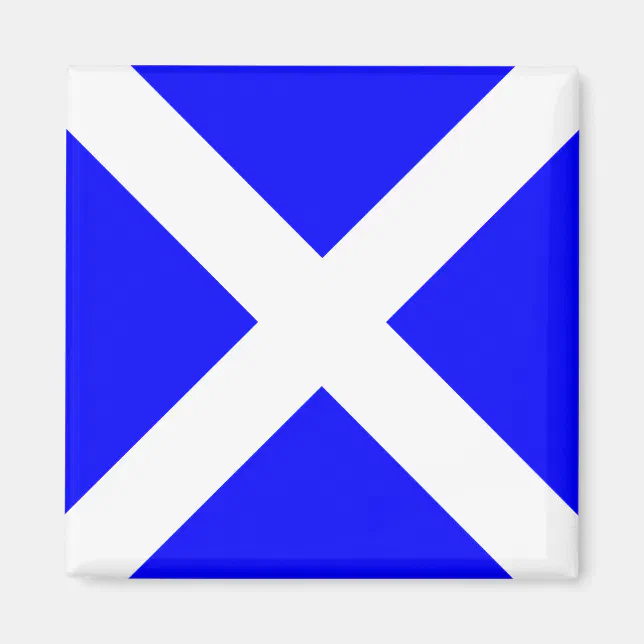 Nautical Flag Alphabet Signal Letter M (Mike) Magnet | Zazzle