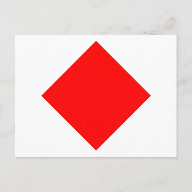 Nautical Flag Signal Letter F Postcard | Zazzle