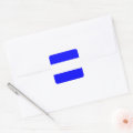 Nautical Flag Signal Letter J (Juliet) Square Sticker | Zazzle