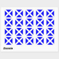 Nautical Flag Signal Letter M (Mike) Square Sticker | Zazzle