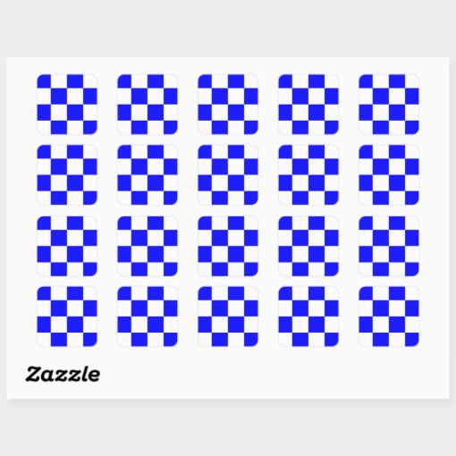 Nautical Flag Signal Letter N (November) Square Sticker | Zazzle
