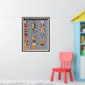 Nautical Flags and Morse Code Poster | Zazzle