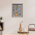 Nautical Flags and Morse Code Poster | Zazzle
