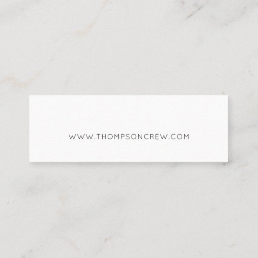 Nautical Handwritten Sailing Crew Mini Business Card | Zazzle