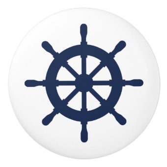 Nautical helm custom door and drawer pull knobs | Zazzle