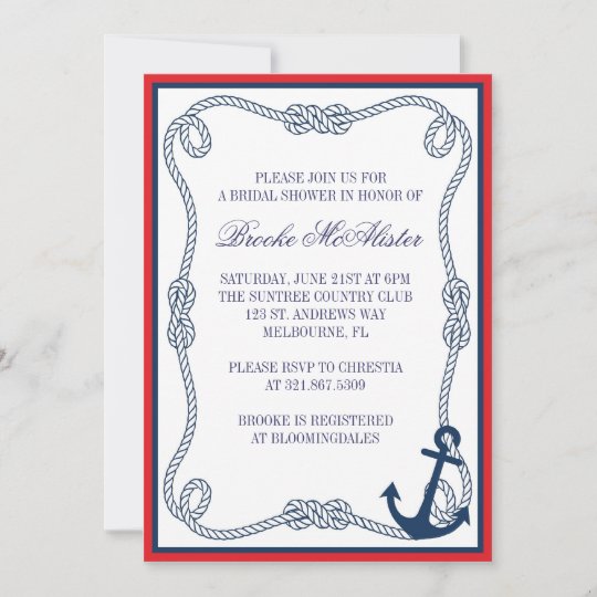 Nautical Invitation | Zazzle.com