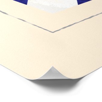 Nautical Letter “M” Signal Flag Poster | Zazzle