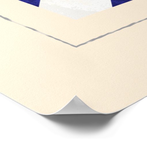 Nautical Letter “M” Signal Flag Poster | Zazzle