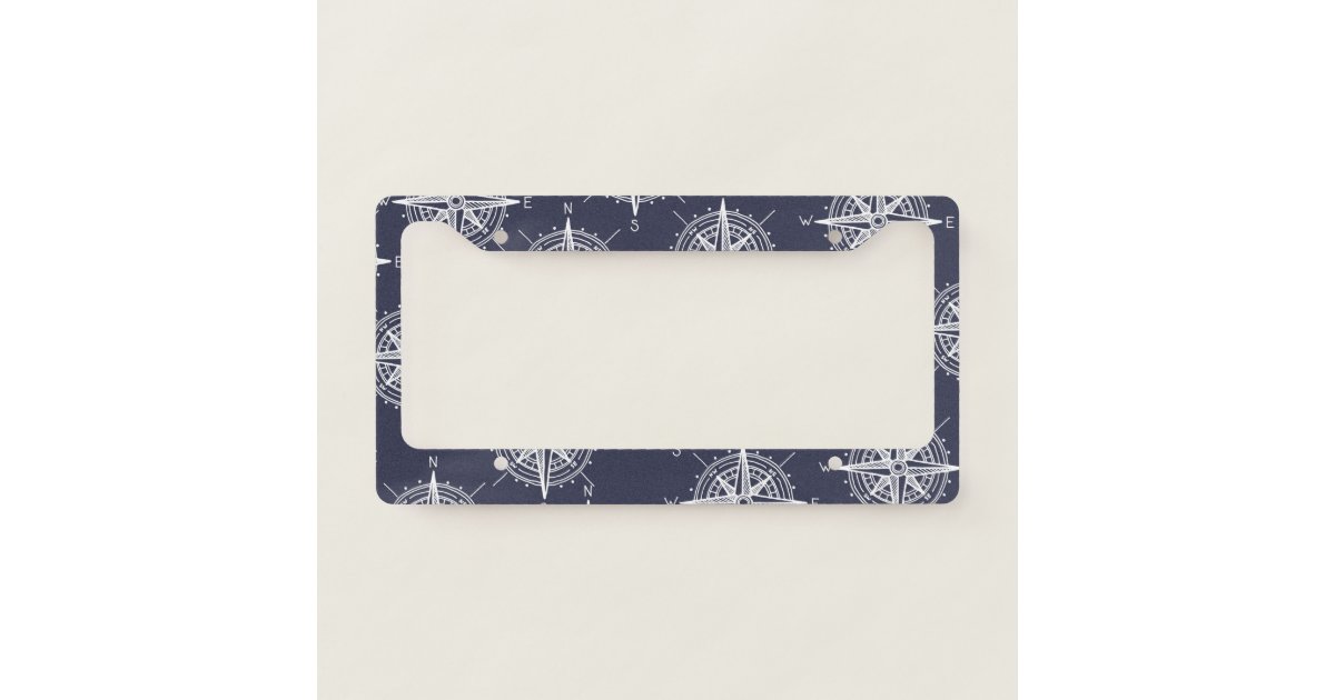 Nautical License Plate Frame | Zazzle
