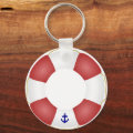 Nautical Life preserver Keychain | Zazzle